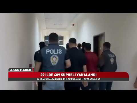 Kahramanmaraş Dahil 29 İlde Dev Siber Operasyon! 409 Şüpheli Yakalandı