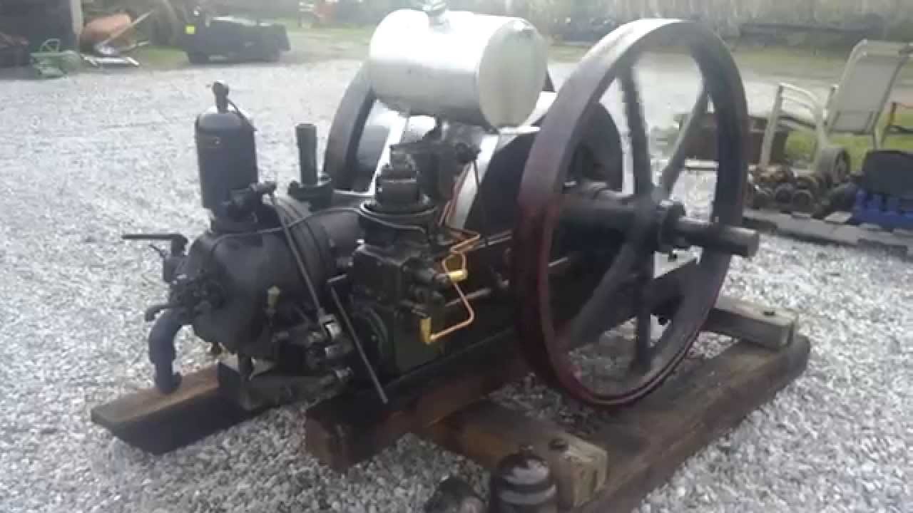 17hp Ruston Hornsby sideshaft engine - YouTube