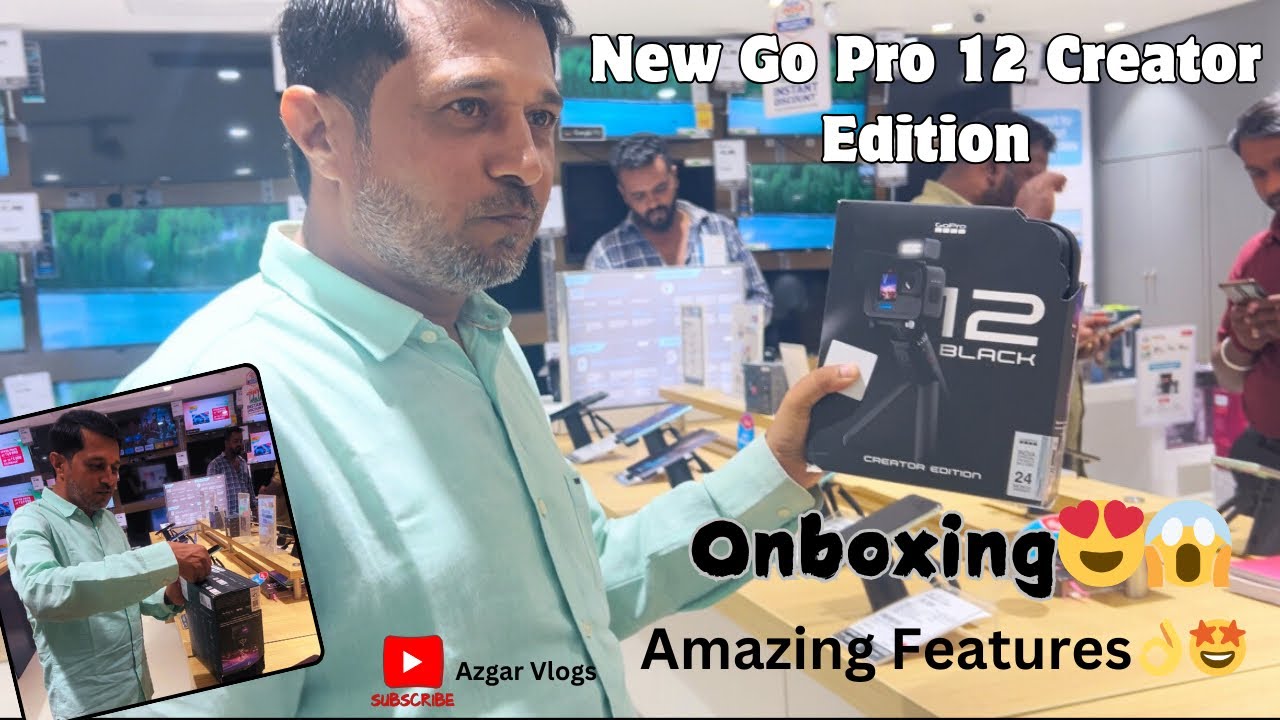 New Go Pro 12 || Unboxing the new Camera || Go Pro 12 Creator Edition ...
