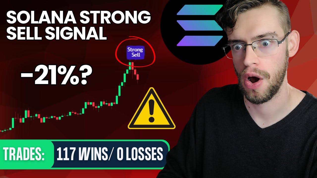Solana STRONG SELL Signal!! (-21% CRASH Incoming?) | SOL Price ...