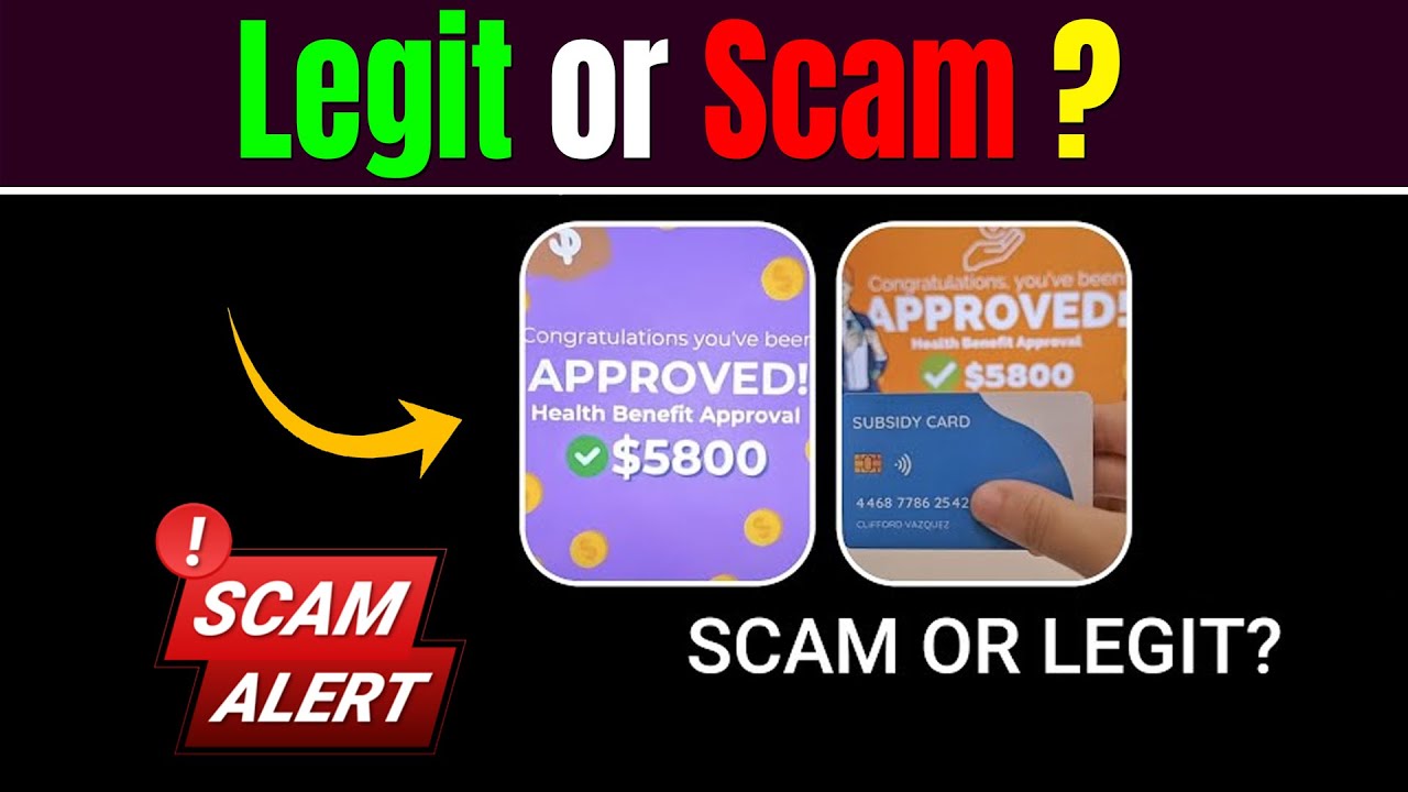5800 Dollar Subsidy Program Card: Legit Or A Scam? - YouTube