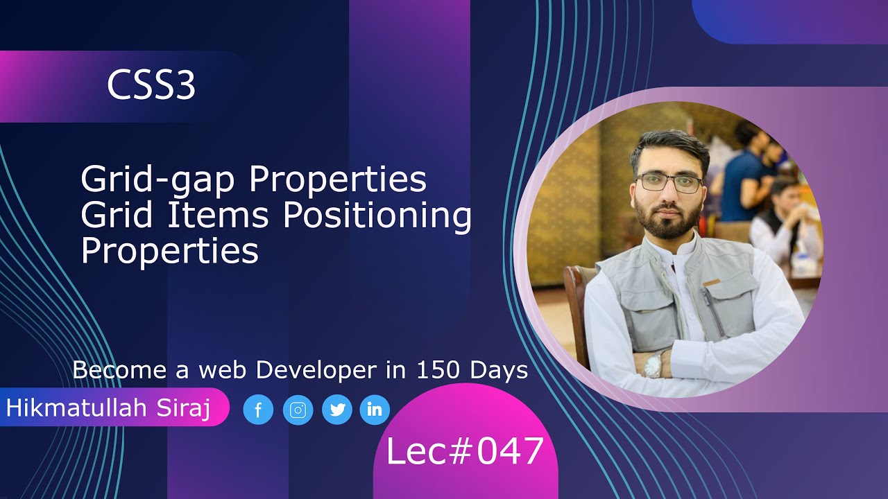 CSS 3 Tutorial 2024 In Pashto CSS Grid Gap Grid Items CSS 3 Tutorial 2024 In Pashto CSS Grid Gap Grid Items