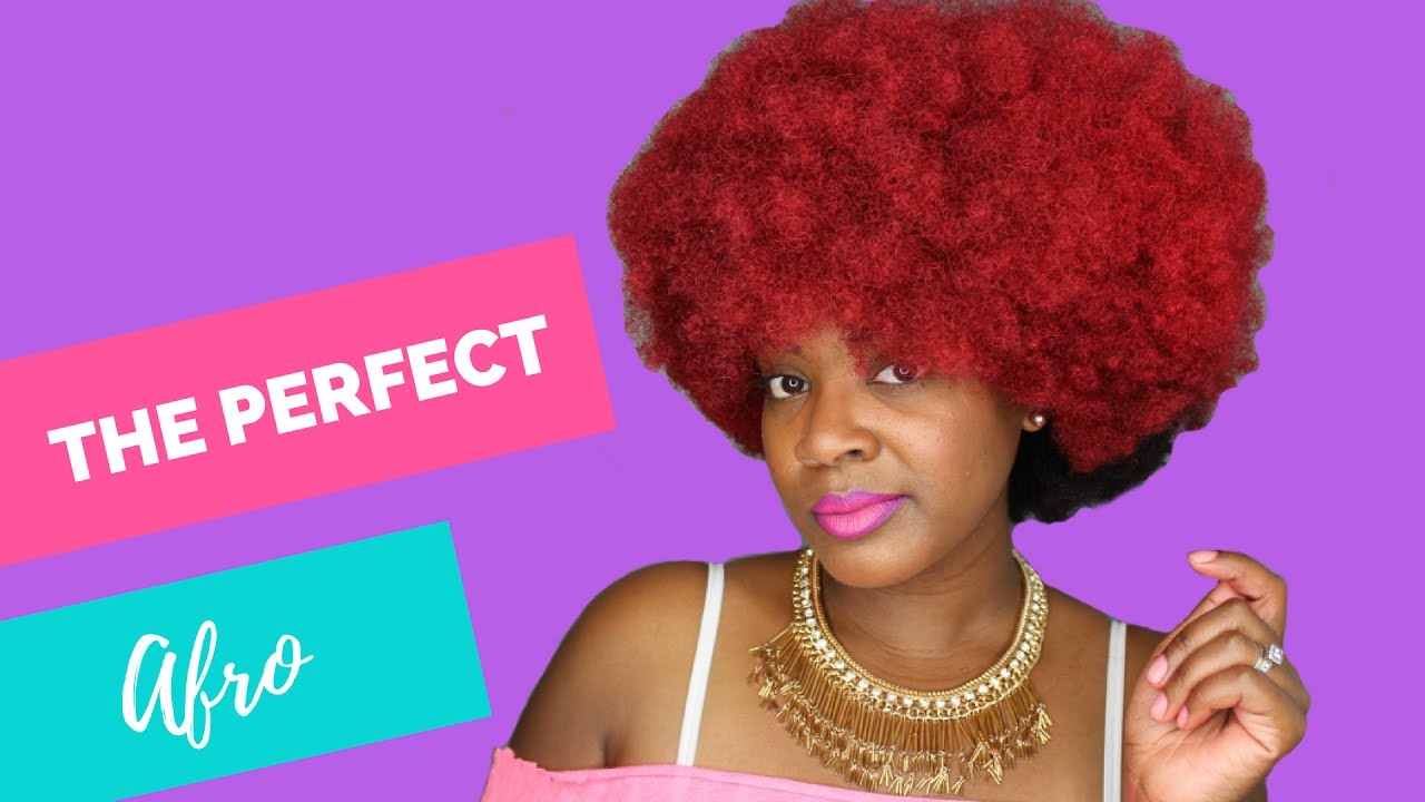 Natural Hair Afro Tutorial Natural Hair | Curly Corner - YouTube