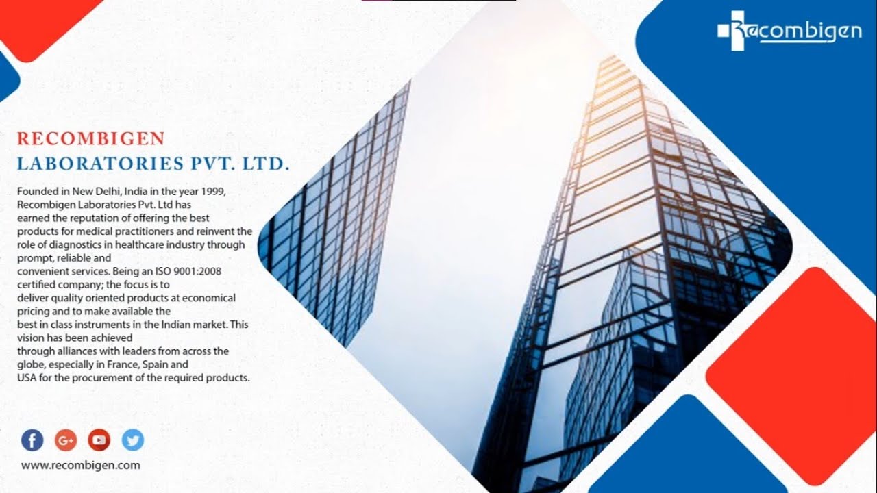 Recombigen Laboratories Pvt Ltd - YouTube