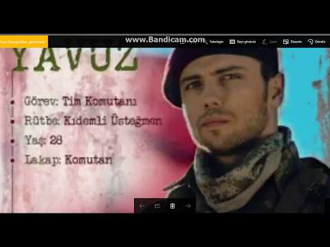 Söz DiziSİNDEKİ  Askerlerin Rütbesi