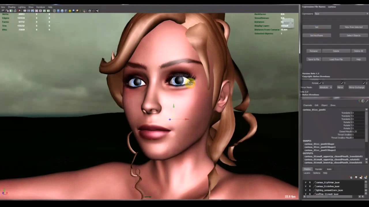 Maya Female Rig - YouTube