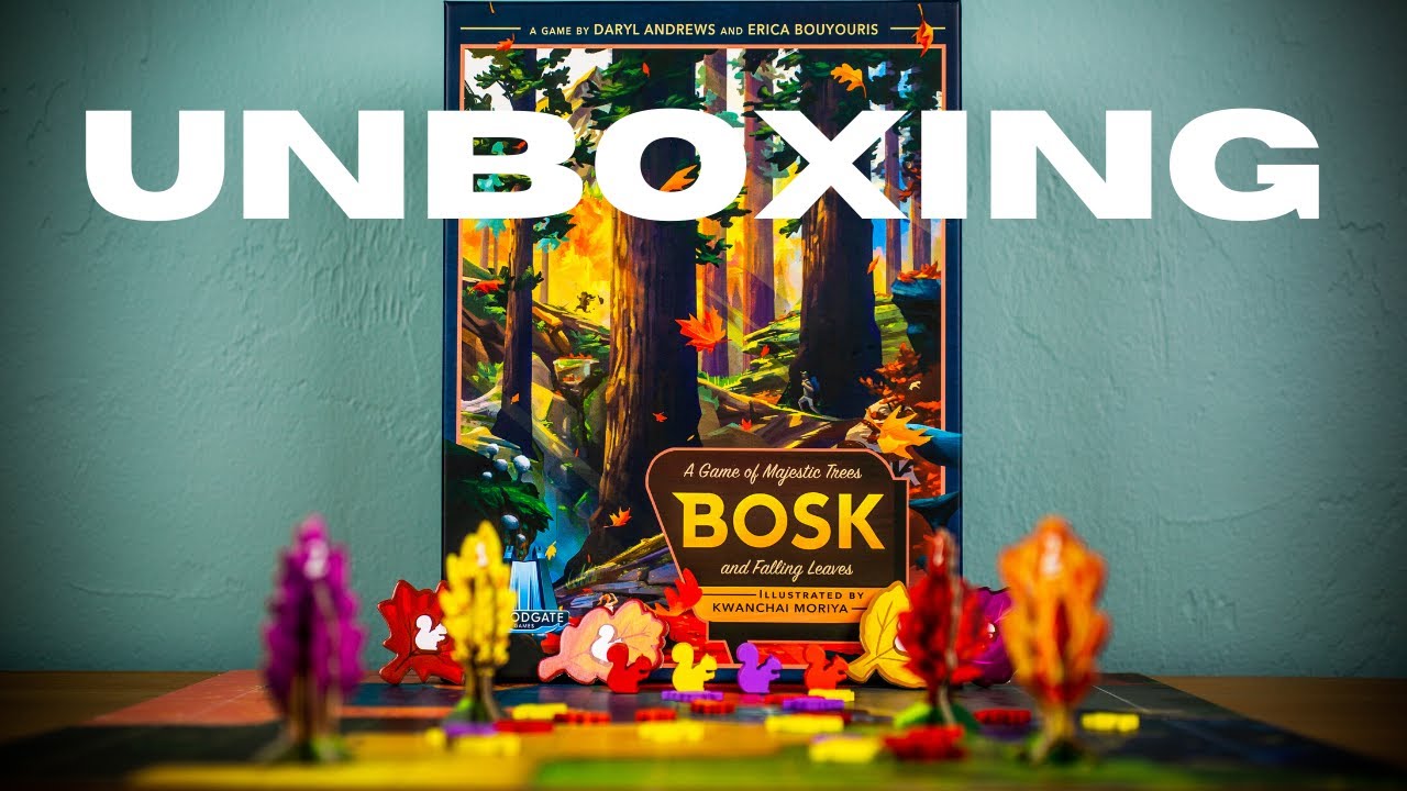 Bosk Board Game Unboxing | Board Game Perspective - YouTube