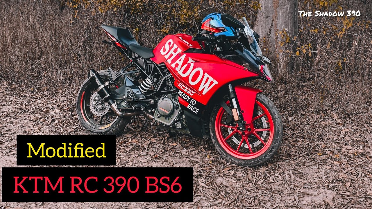 Modified KTM RC 390 BS6 ️ || Modified Exhaust || The Shadow 390 - YouTube