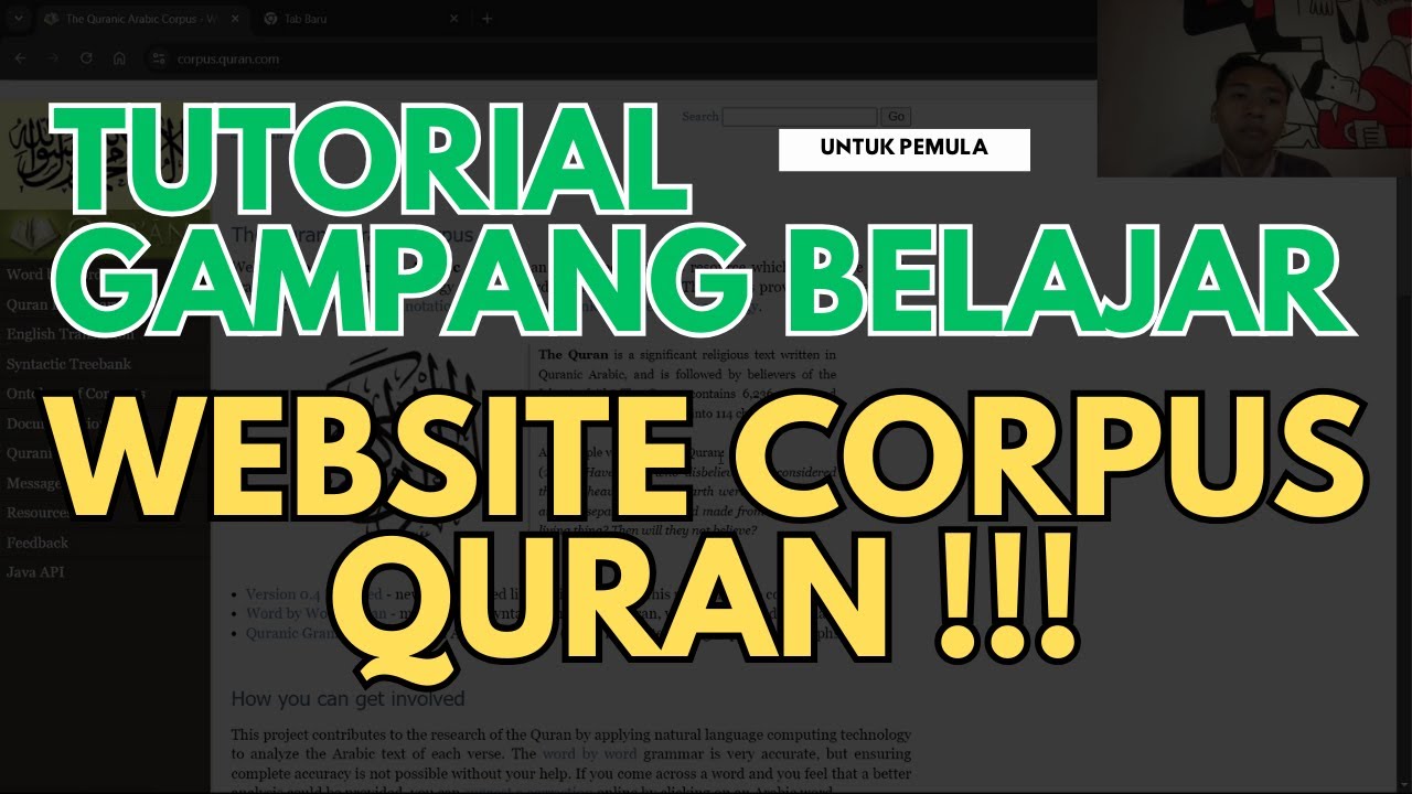 Tutorial mudah penggunaan website corpus.quran.com untuk mahasiswa ilmu tafsir indonesia!! - YouTube
