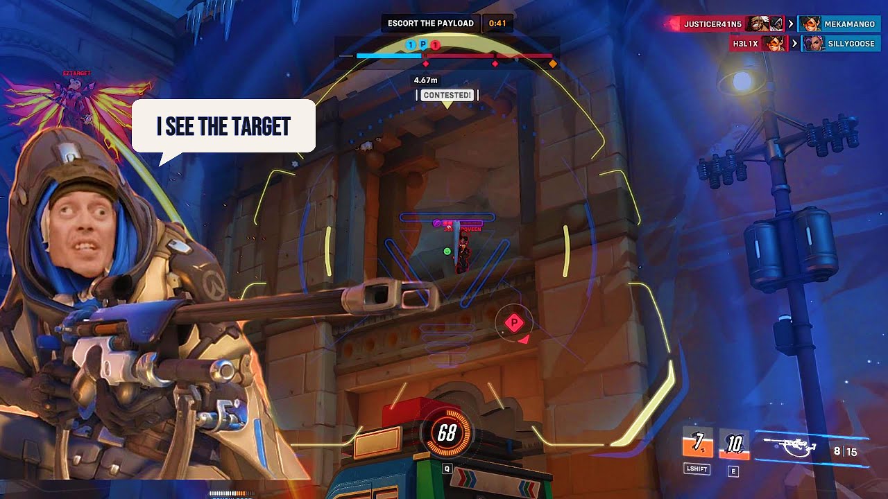 Mercy main practicing Cabana Ana Banana with Two Left Eyes | Overwatch ...