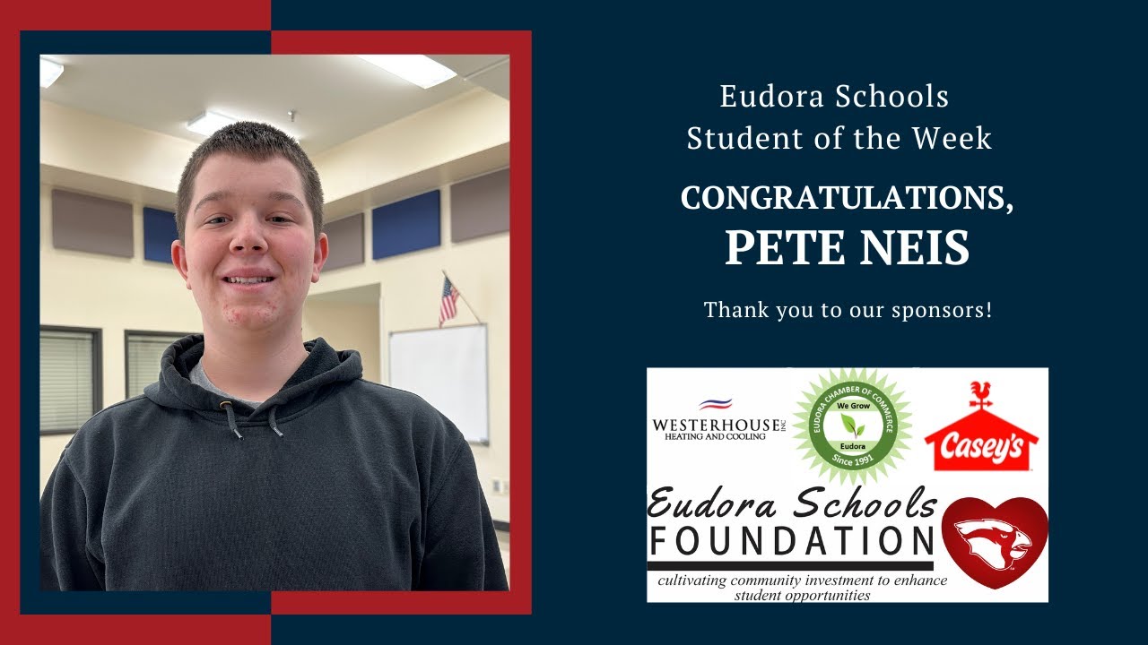 Student of the Week: Pete Neis - YouTube