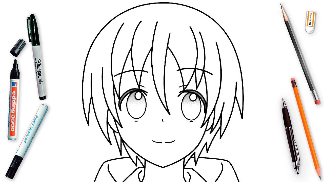 How To Draw Yuzaki Easy Step By Step | Nasa Yuzaki From Tonikaku Kawaii ...