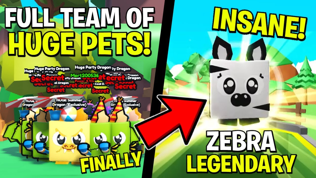 I Got The STRONGEST Pet & Full Team Of Huges! 500Sx Per CLICK! | Roblox ...