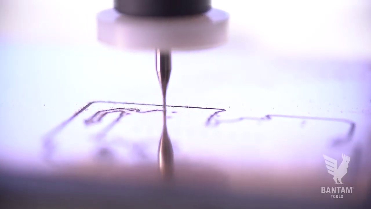 Bantam Tools CNC: Class-D Amplifier PCB - YouTube