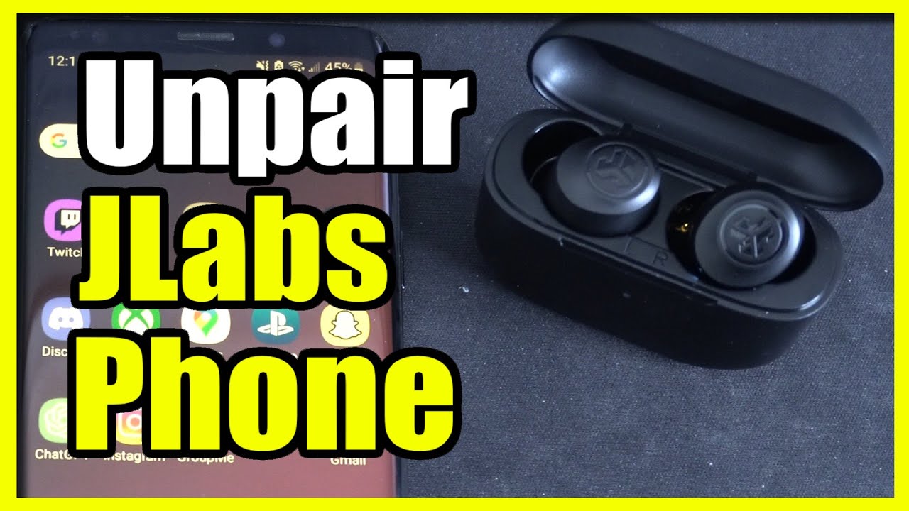 How to Unpair & Disconnect JLab Wireless Earbuds on Android Phone ...