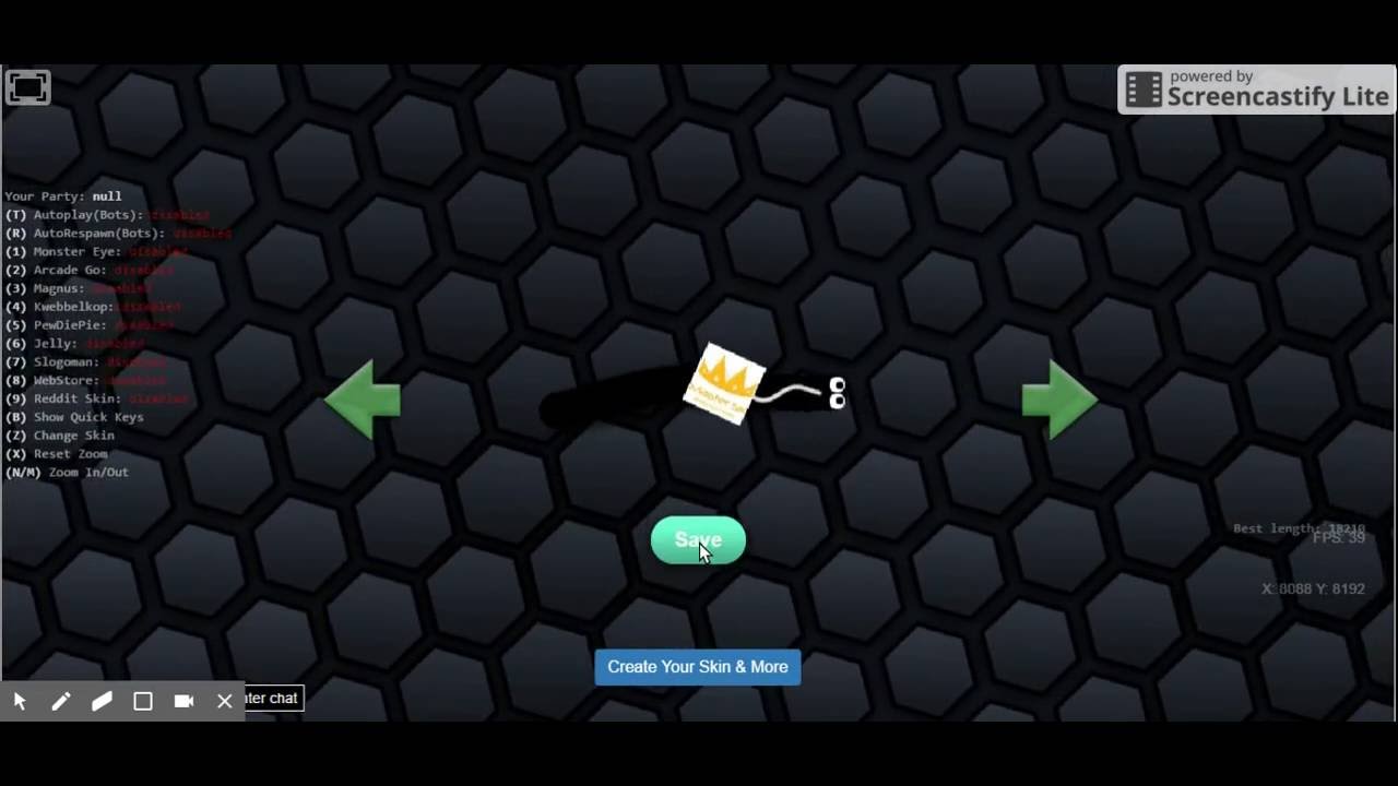 SLither.io-How to make your own Skin!!!easy..... - YouTube