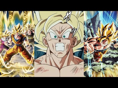LR PHY Goku, Gohan & Trunks [Charge Finish] - DBZ Dokkan Battle OST ...
