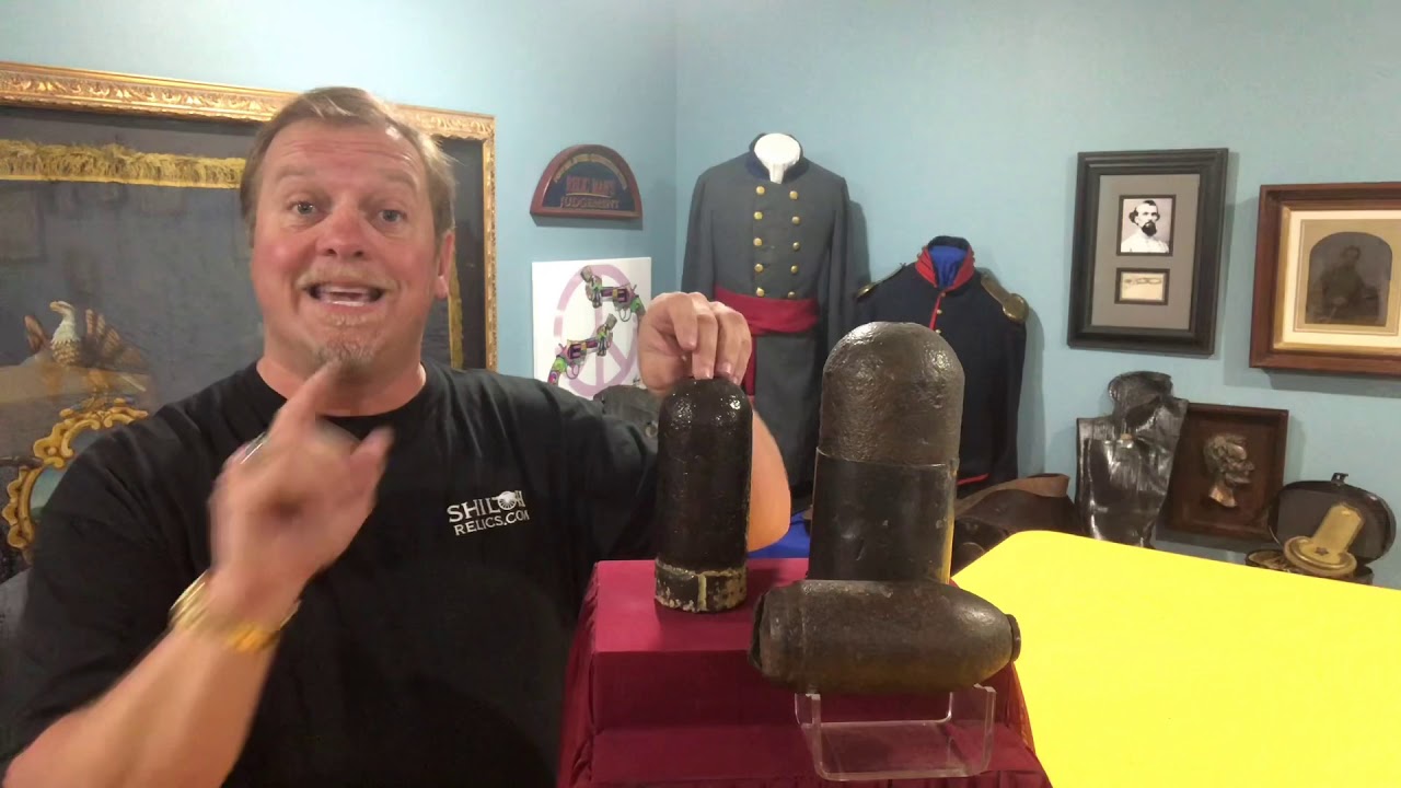 Alexander Dyer Designed Civil War Cannon Shells - YouTube