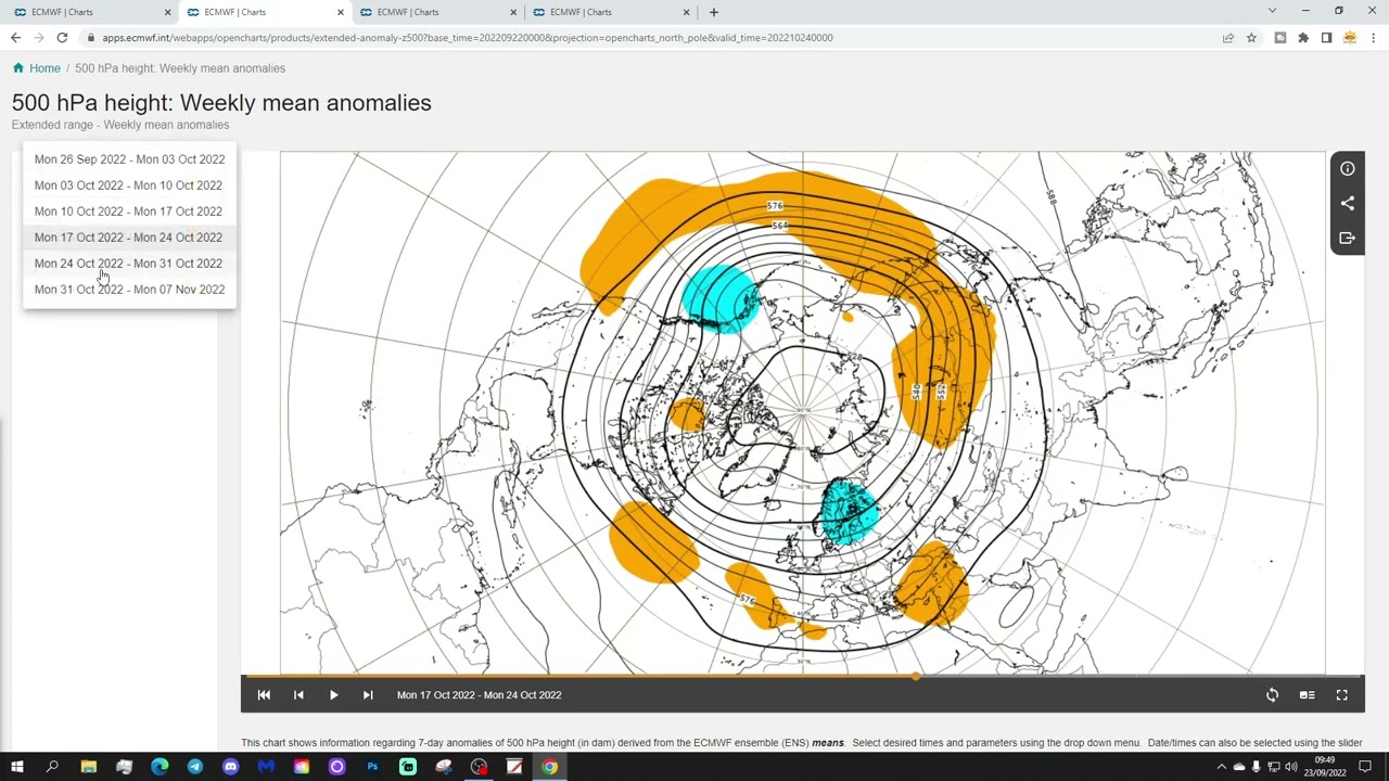 ECMWF 42 Day Forecast: Wet October On The Way? - YouTube