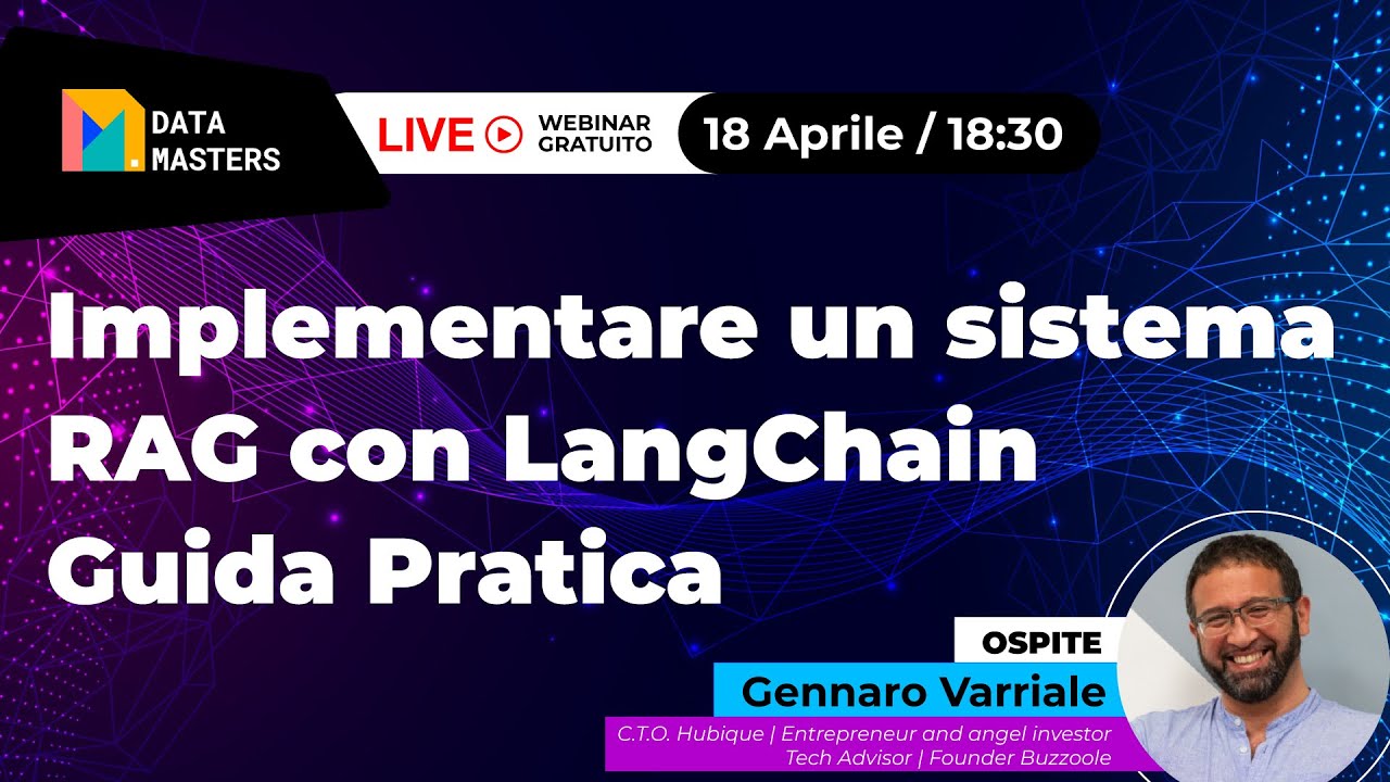 Implementare un sistema Retrieval Augmented Generation RAG con LangChain Guida Pratica Tutorial ...