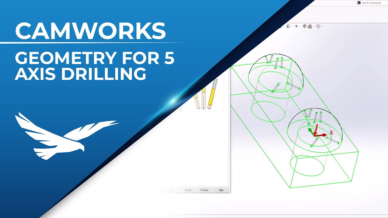 Geometry for 5 Axis Drilling - YouTube