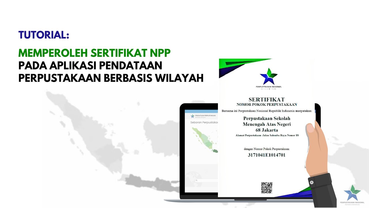 Cara Memperoleh Sertifikat NPP di data.perpusnas.go.id - YouTube