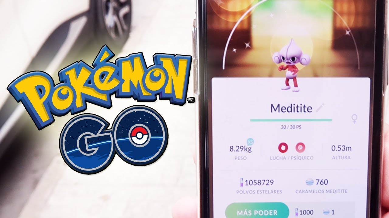 ¡CONSIGO MEDITITE SHINY en Pokémon GO! [Keibron] - YouTube