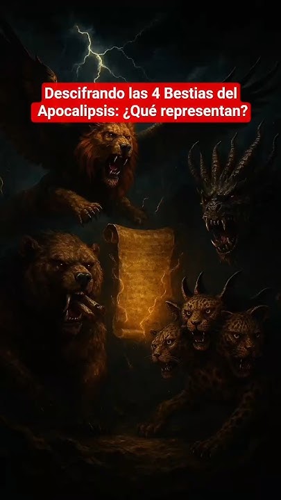 Descifrando las 4 Bestias del Apocalipsis: ¿Qué representan?#Apocalipsis #Profecias #Bestias ...