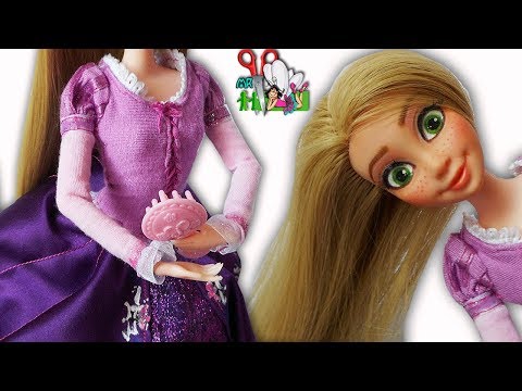 Rapunzel / nasıl bir bebek / Tangled / bölüm 3 / Muza rukodeliya için bir elbise dikmek için 🌺