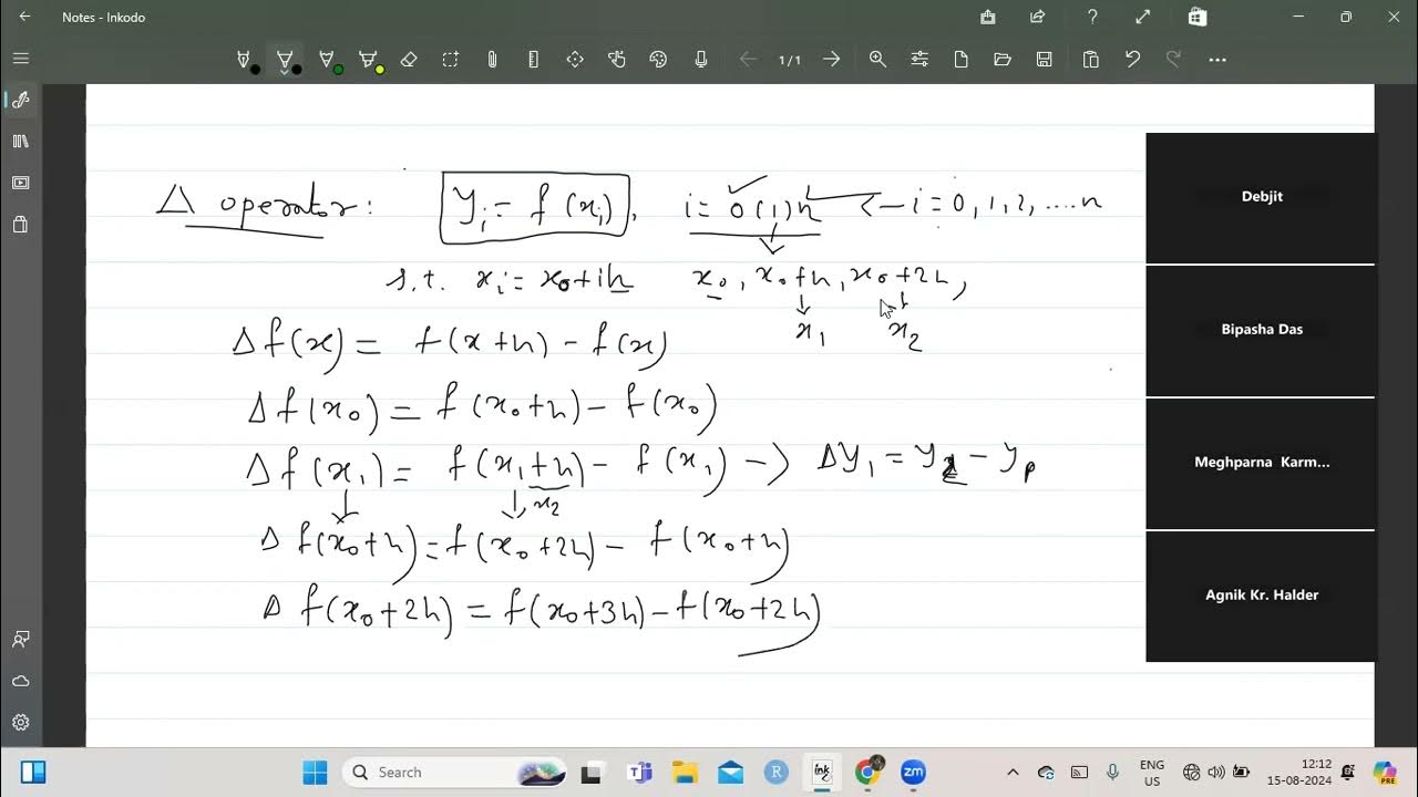 Operators in Numerical analysis recap - YouTube