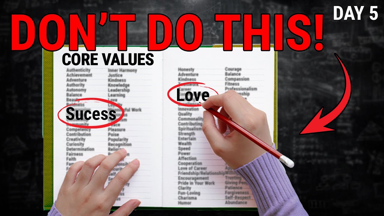 How To Become What You Value - YouTube