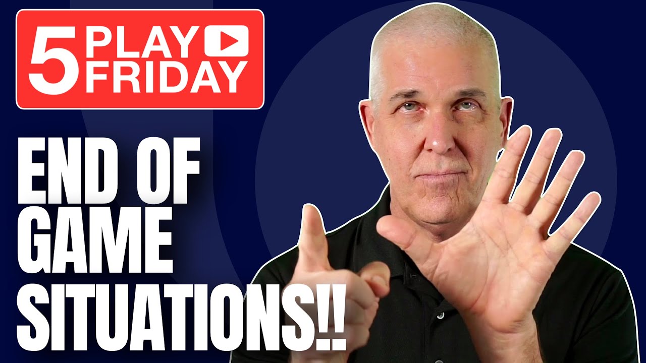 MORE END OF GAME DRAMA!! 5 Play Friday Game Video Analysis - YouTube