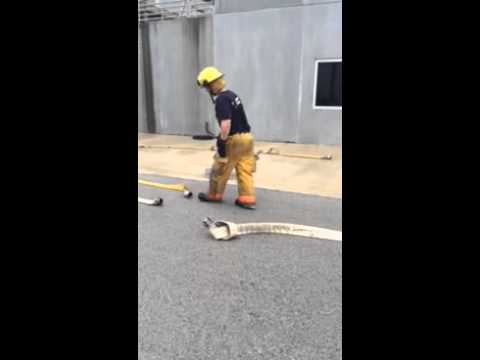 Replacing a burst section of hose part 1 - YouTube