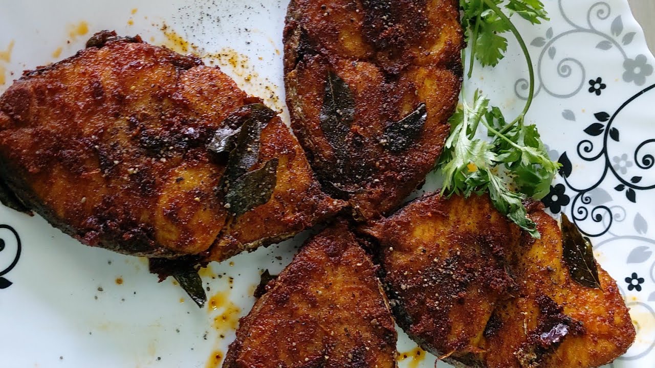 Fish Fry| Vanjaram Varuval| Crispy Fish Fry| Spicyyyy Fish Fry| Food ...