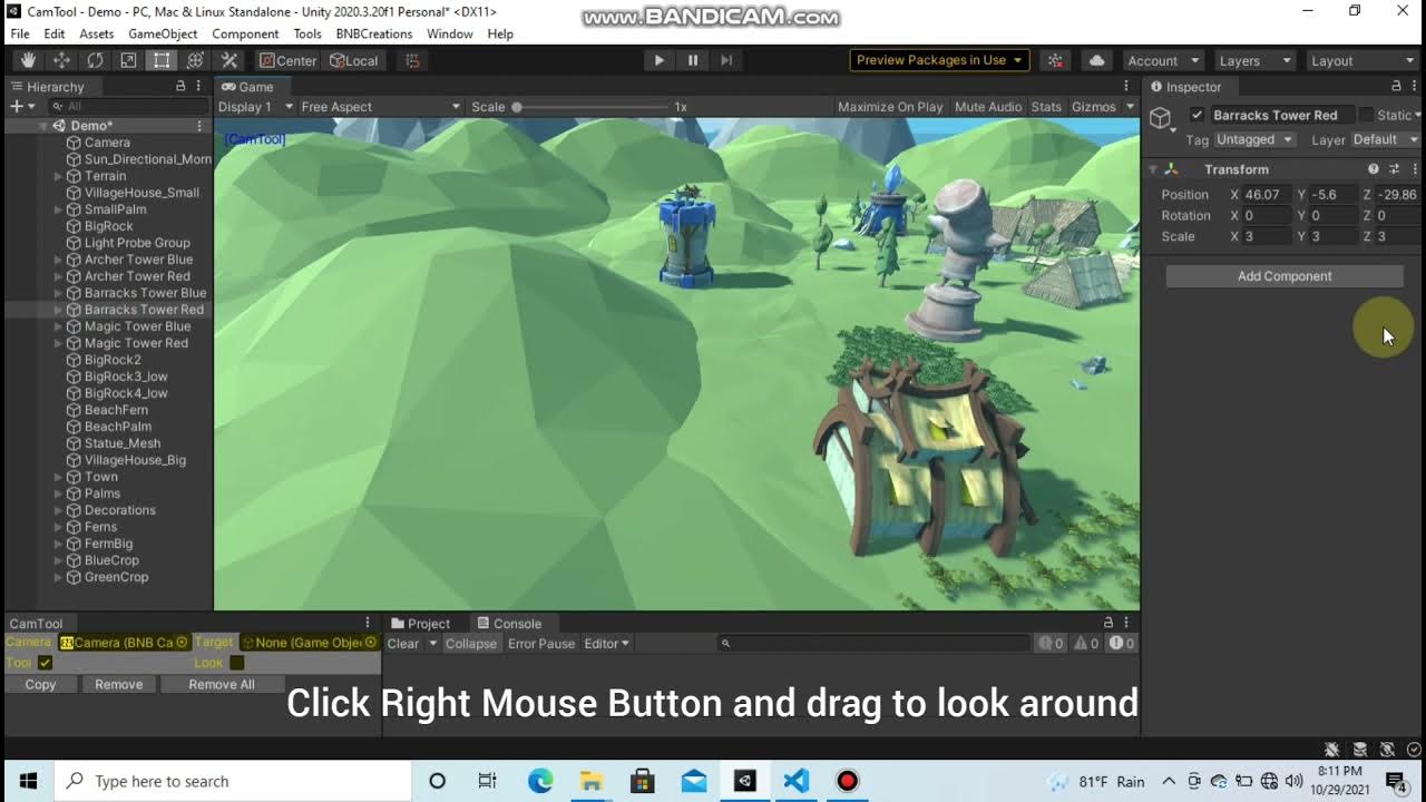 Camera Toolkit - Edit/Play Mode Cam Control for Unity3d - YouTube