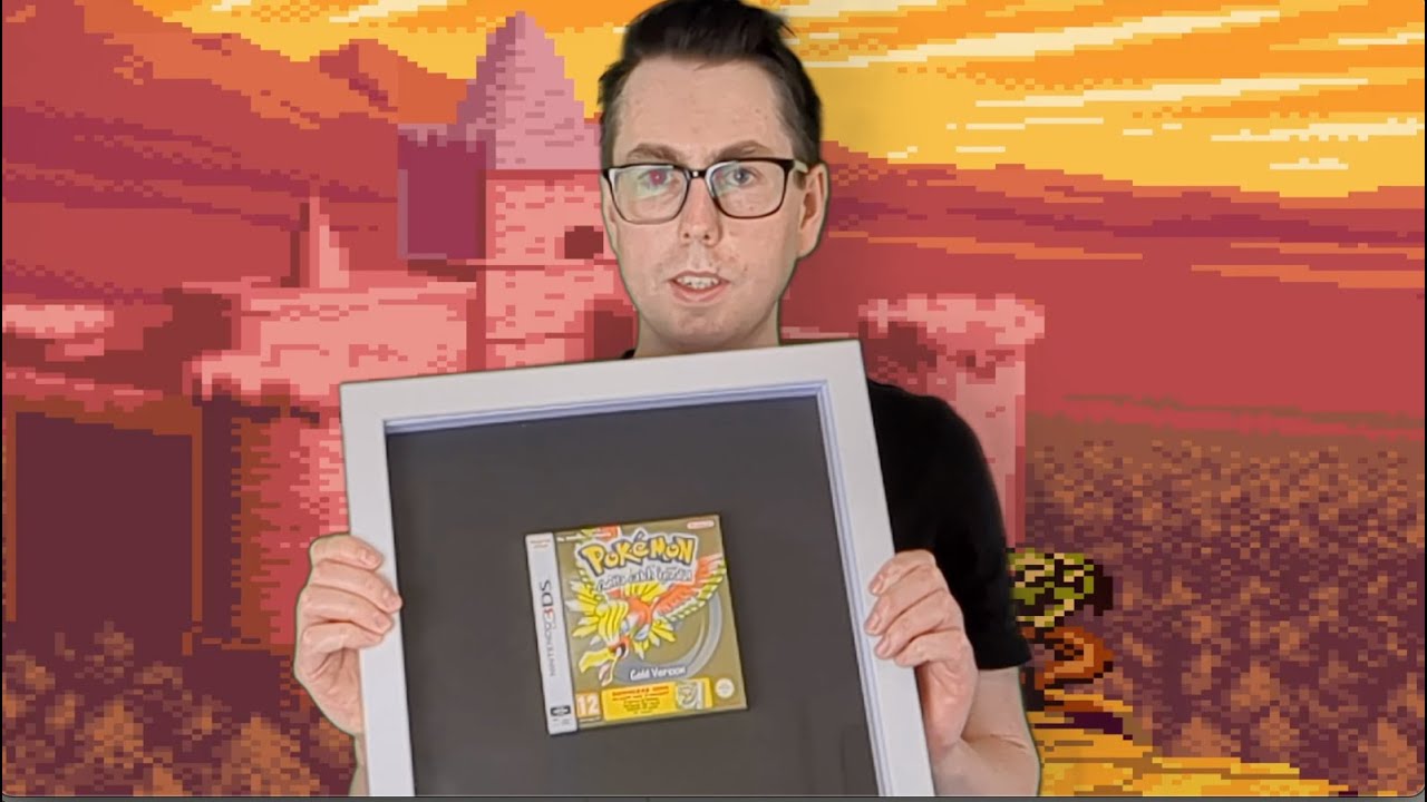 Making display case for my rare Pokemon gold 3ds boxed edition. - YouTube