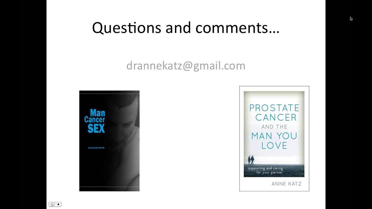 Expert Angle: Sexuality and Prostate Cancer with Dr Anne Katz - YouTube