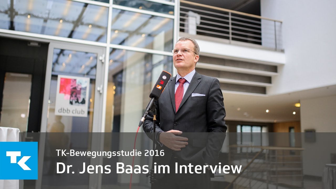 Dr. Jens Baas im Interview | TK-Bewegungsstudie 2016 - YouTube