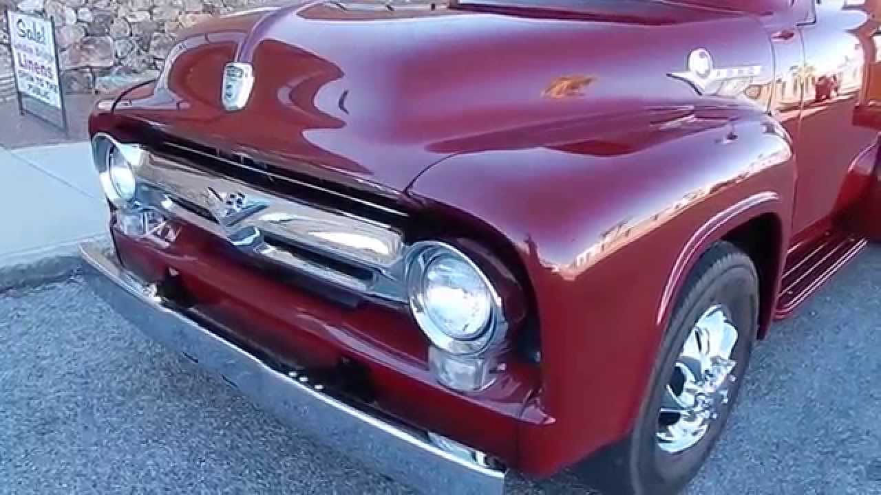 1956 Ford F-350 Flatbed Resto-Mod Hauler - YouTube