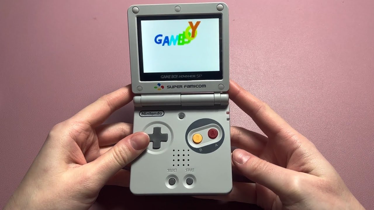 GameBoy Advance / GBA SP mit IPS V3 Display Mod im SNES Look ...