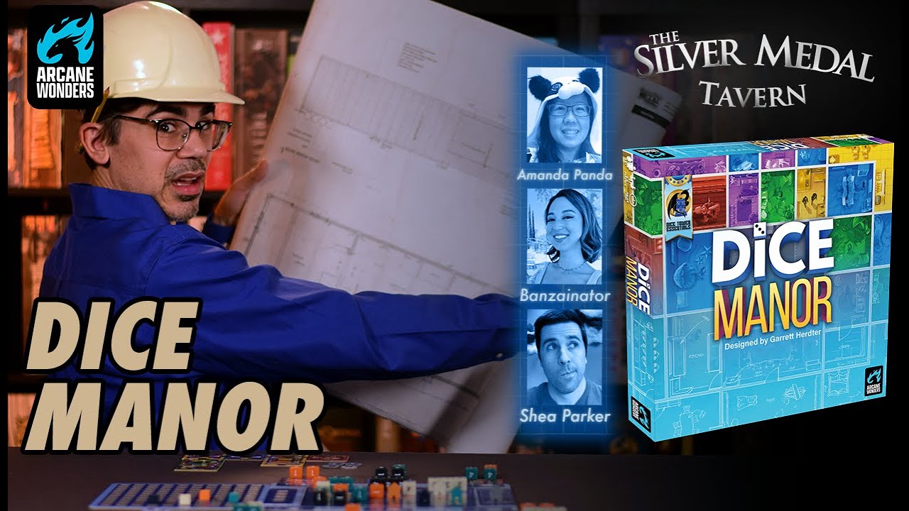 Dice Manor Board Game Playthrough - YouTube