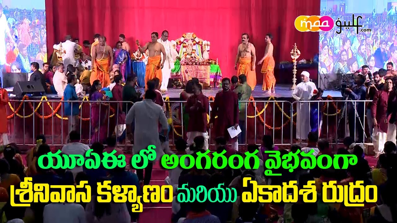Srinivasa Kalyanam and Ekadasa Rudram Program are Organised Grandly in ...