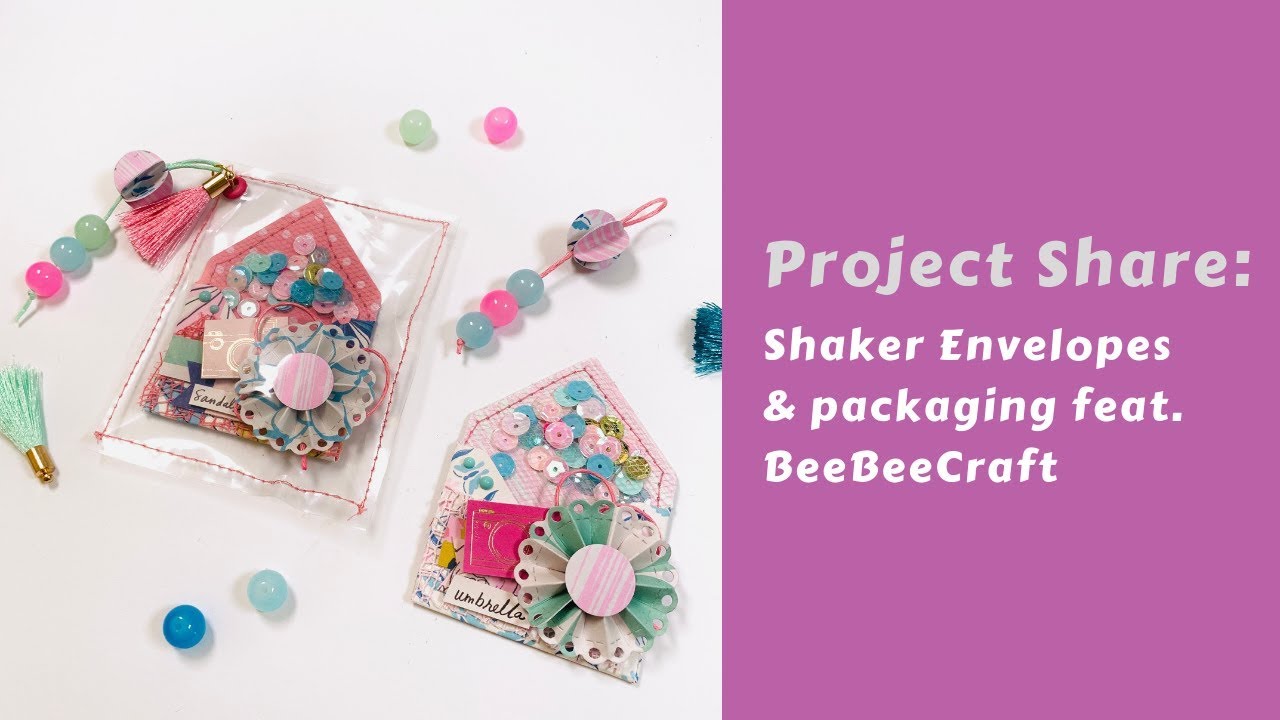 Project Share: Shaker Envelopes & Packaging Feat. BeeBeeCraft - YouTube
