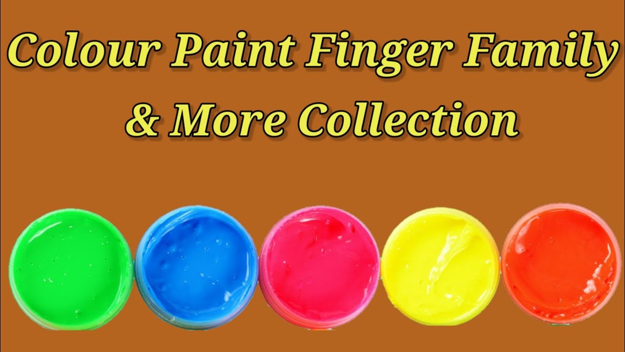 Color Paint Finger Family Collection | Finger Family Songs | Top 60 ...
