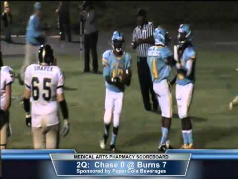 Tavaz Brooks 11 yard TD reception from Chris Montgomery vs Chase ...