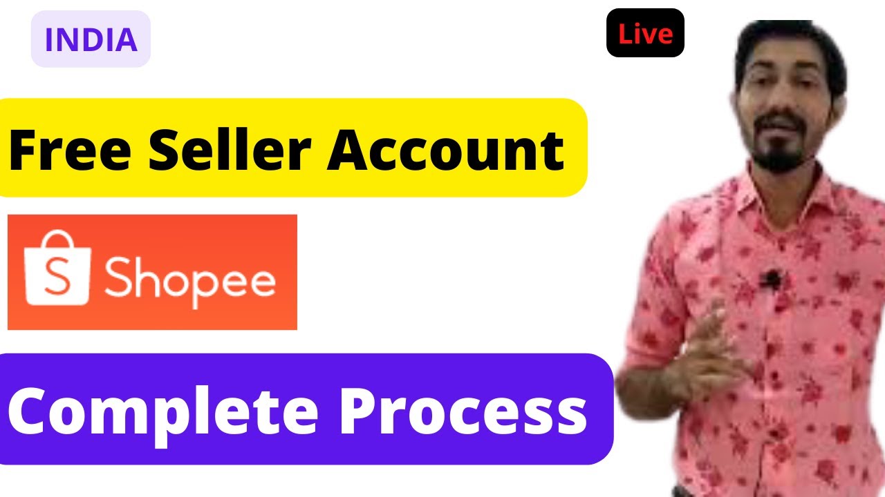 Create Shopee India Seller Account step by step. Shopee India - YouTube