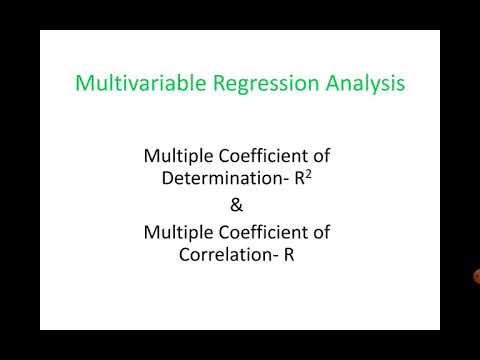 Multiple Coefficient of Determination R-square - YouTube