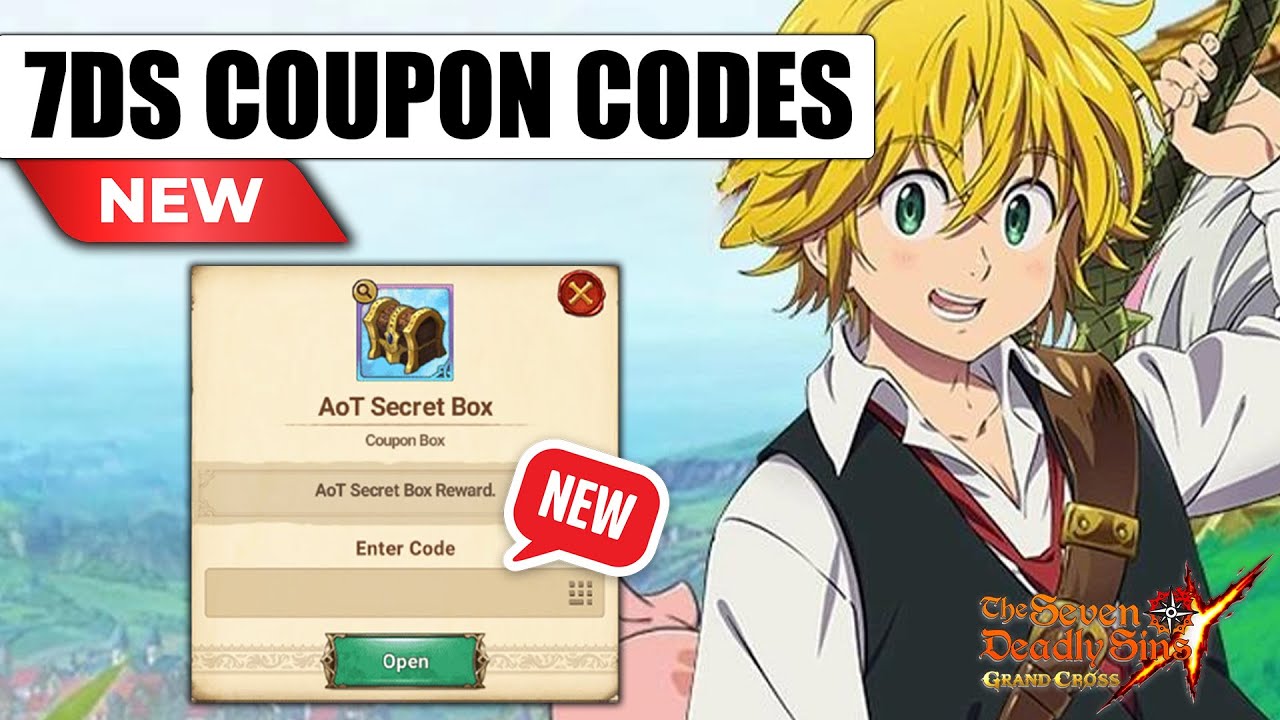 7DS CODES 2024 - 7DS GRAND CROSS CODES - SEVEN DEADLY SINS GRAND CROSS ...