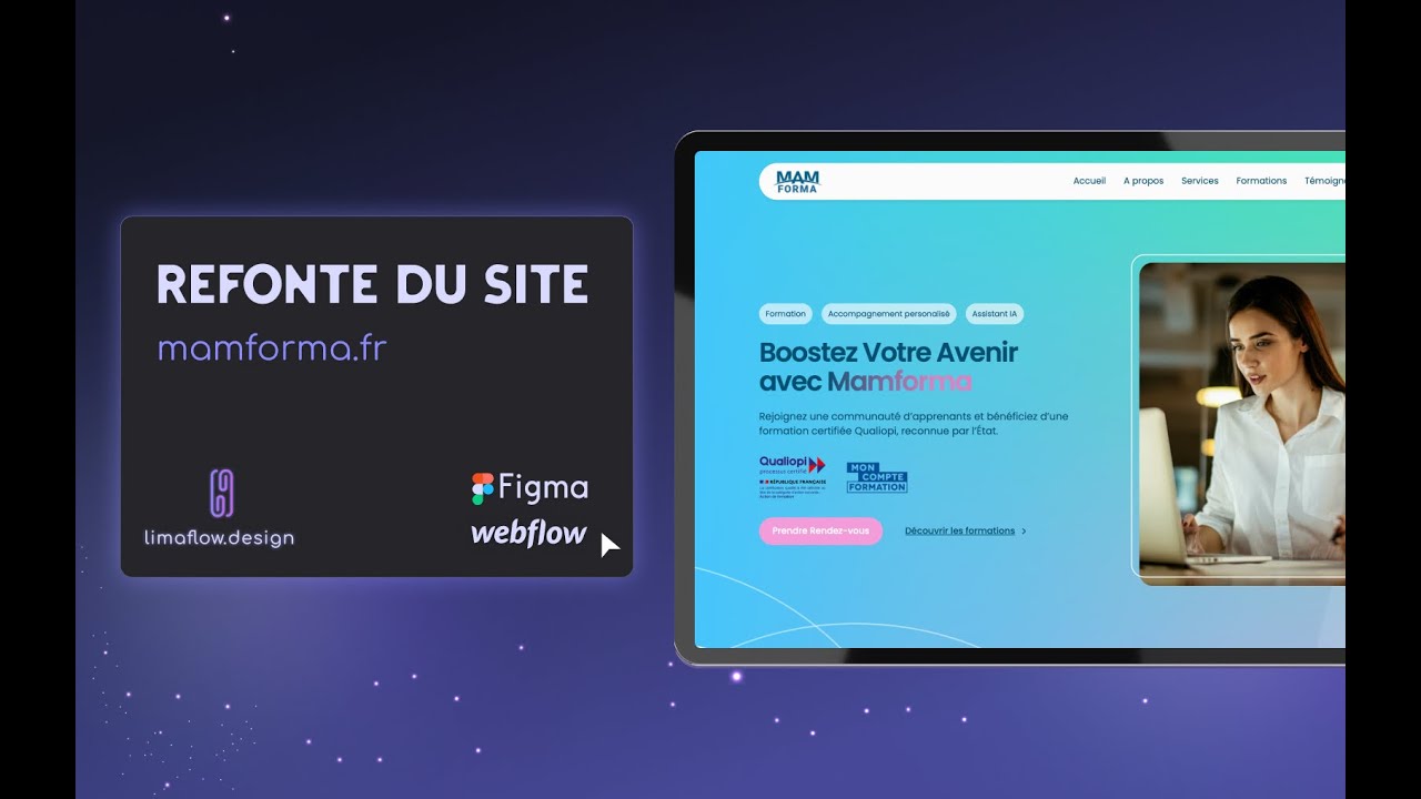 Refonte du site de Mamforma.fr - YouTube