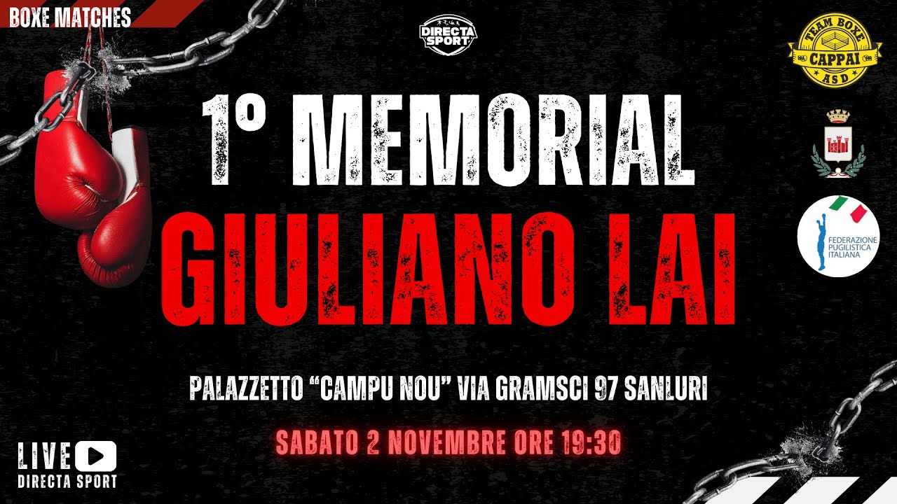 Boxe - 1° Memorial Giuliano Lai (Sanluri 02.11.2024) - YouTube